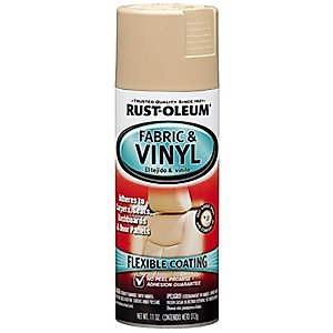 Rust-Oleum 248921 Automotive Enamel Fabric & Vinyl Spray Paint, 11 Ounce (Pack of 1), Sand, 11 Fl Oz , Beige