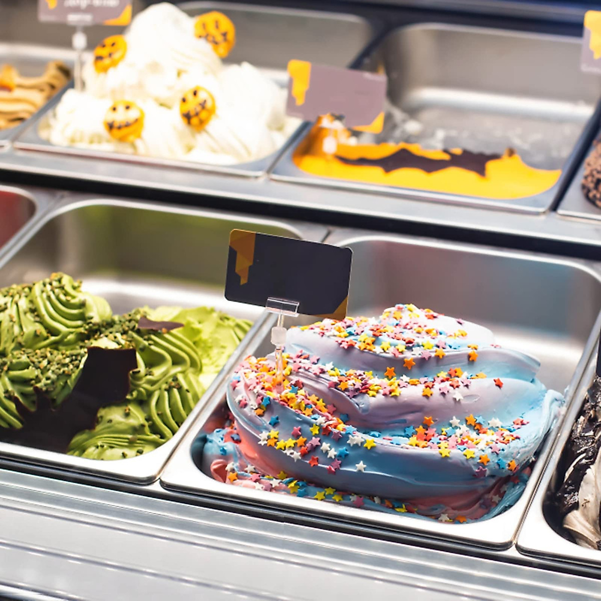 TOPZEA 4 Pack Hotel Pans Half Size, 2.5" Deep 1/2 Size Stainless Steel Steam Table Pan Buffet Catering Food Pan, Warmer Breading Tray Batter Pans for Hotel, Party Catering Supplies