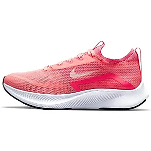 Nike Women's Zoom Fly 4 Running Shoe (Lave Glow/White/Racer Pink, us_Footwear_Size_System, Adult, Women, Numeric, Medium, Numeric_8)