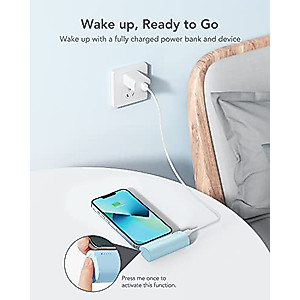 Charmast Small Portable Charger 5000mAh, Ultra-Compact 20W PD Fast Charging Power Bank Mini Battery Pack Compatible with iPhone 14/14 Pro Max/13/13 Pro Max/12/12 Pro Max/11/XR/X/8/7/6, and More