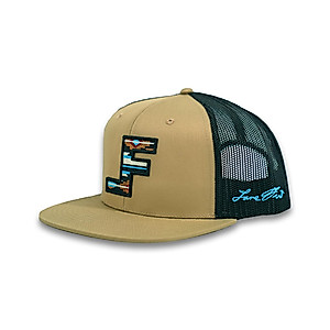 Lane Frost Men's Roundup Southwestern Logo Ball Cap Tan One Size