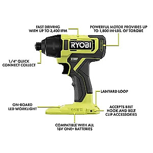 Ryobi 18V Cordless 2-Tool Combo Bundle with Drill, Impact Driver, 50-Piece Drill Bit Set, (2) 1.5 Ah Batteries, Charger, Tool Bag, Buho Drill Holster, and Buho Zipper Tool Pouch