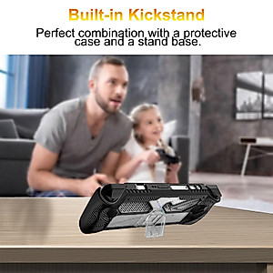 Yebowe Protective Case for ASUS Rog Ally 2023, Full Body Shockproof Protector Case Cover with Stand Non-Slip Handheld Game Console Skin for Rog Ally Accessories
