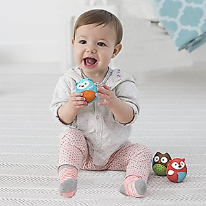 Skip Hop Egg Shaker Trio Baby Toy, Explore & More, 3pc Set