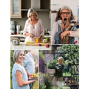 APRONNER Big Plus Size Aprons for Women with Pockets Cotton Linen Baking Kitchen Cooking Pastoral Style