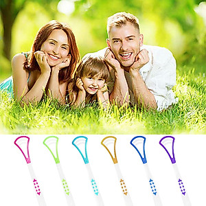 Tongue Scraper Cleaner Soft Tongue Scraper for Healty Oral Care,maxin 6PCS Tongue Cleaner Oral Health Tools for Adult Kids