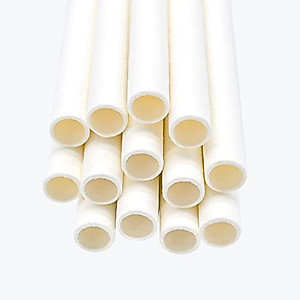 Unwrapped 8-Inches No-Sog Straws | Heavy Duty,100% Biodegradable, Plastic Free|Made of Plant-Based Sugarcane Fibers|Drinking Straws|Pack of 100