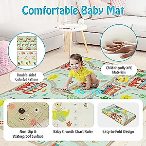 Costzon Large Baby Playpen with Mat, Playpen for Babies and Toddlers w/Basketball Hoop & Soccer Nets, Pull Rings & Ocean Balls, Zippered Gates, Portable Indoor Safety Sturdy Play Yard (Dark Gray)