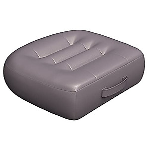 YITONGXXSUN Adult Booster Seat Cushion/Car Cushions for ShortPeople/Effectively Increase The Field of View by 12cm/4.7in,Back Fatigue Relief Chair Cushion Angle Lift Big Cushion/Grey