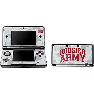 Skinit Decal Gaming Skin Compatible with 3DS (2011) - Officially Licensed Indiana University Hoosier Army Design
