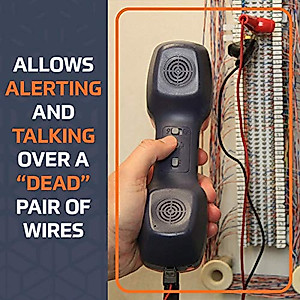 Tempo Communications TM-700 Butt Set/Lineman Telephone Test Set with LCD Display - Professional Grade (Latest Model)