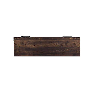 HEARTHPRO Perry Entertainment Media Console & 18" Firebox - Rustic Brown, SP6543-OF