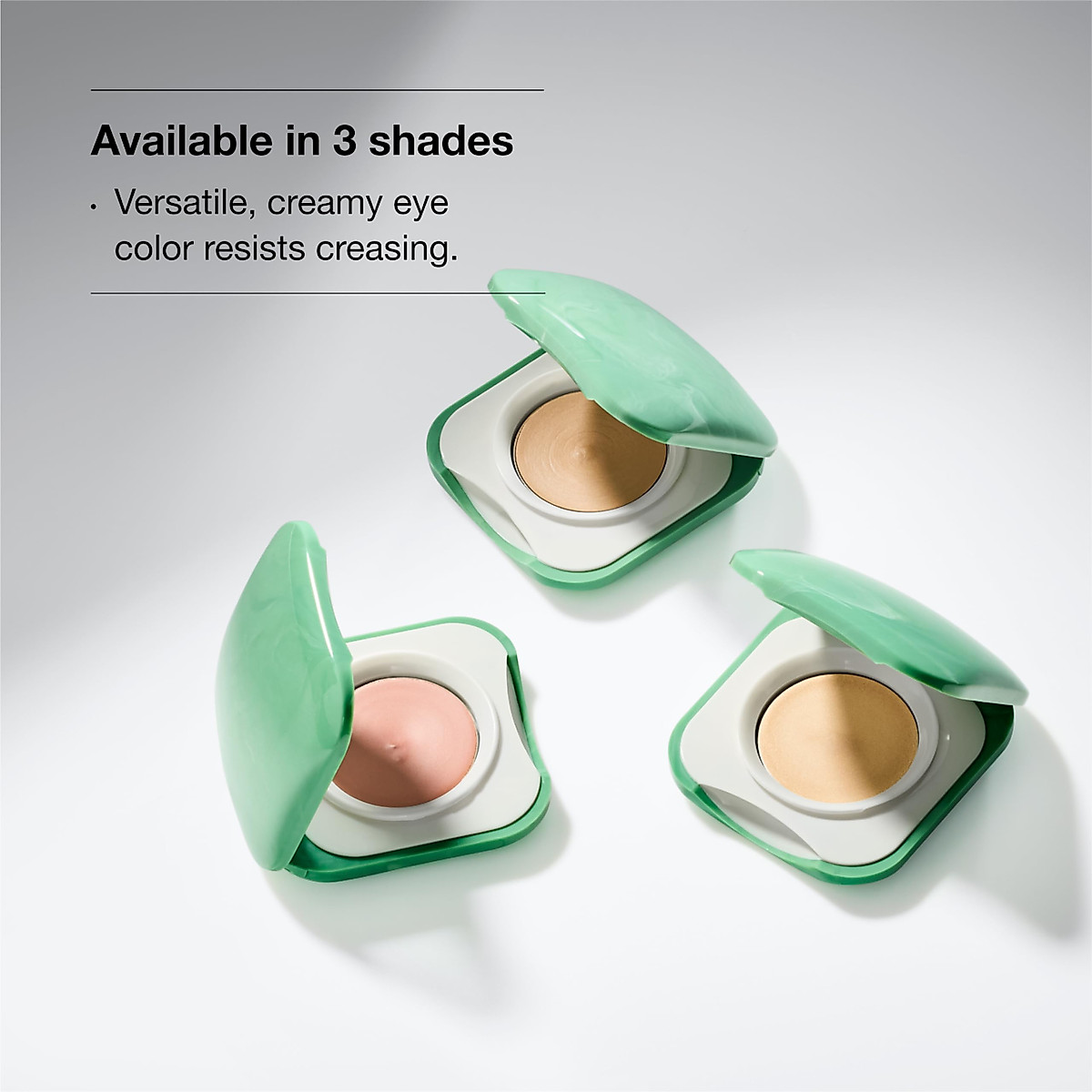 Clinique Touch Base For Eyes Long Lasting Cream Eye Shadow and Primer | Safe For Sensitive Eyes, Nude Rose, 0.045 Ounce