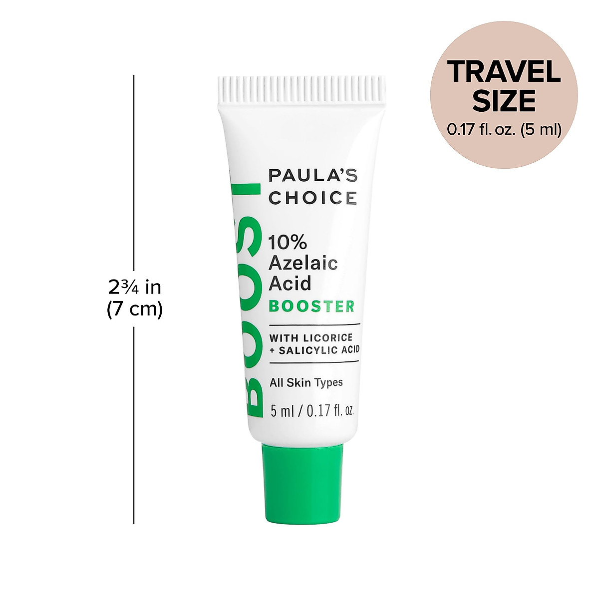 Paula’s Choice BOOST 10% Azelaic Acid Booster Cream Gel, Oil-Free Serum Fades Discoloration & Post-Blemish Marks, with Licorice Extract & Salicylic Acid, Fragrance-Free, 0.17 Fl. Oz.