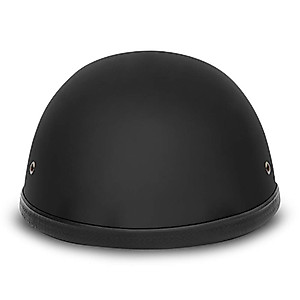 Daytona Helmets Eagle Headgear for Men - Novelty Half Helmet with Breathable Liner - Retro Skull Cap Helmet with Head Wrap