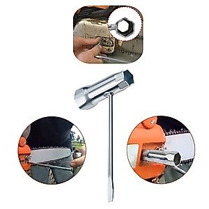 Chainsaw Scrench Chainsaw T Wrench 19mm x 13mm (3/4" x 1/2") And T-Handle T27 Torx Screwdriver Fits Makita Husqvarna Stihl Dolmar Partner Echo Jonsered Poulan Chainsaws