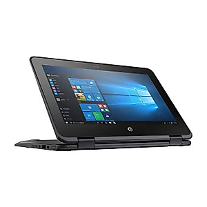 HP X360 ProBook Business 2-in-1 11.6in Touchscreen Laptop PC, Intel Celeron N3350, 4GB RAM, 64GB SSD, HDMI, Bluetooth, Webcam, WiFi, Windows 10 Pro (Renewed)