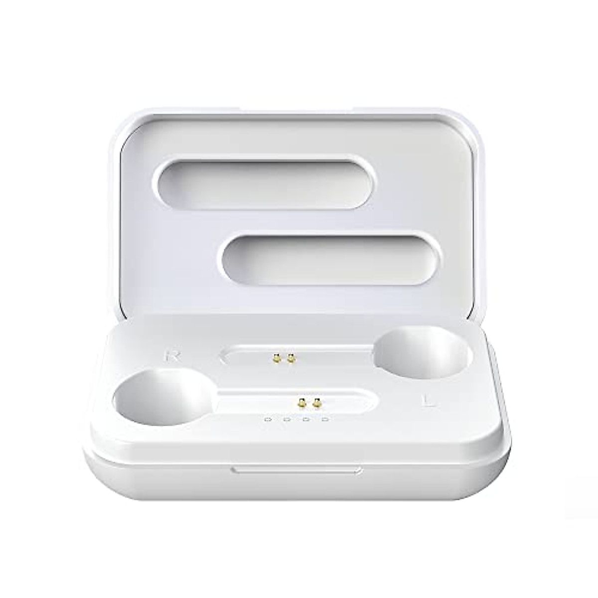 Coby True Wireless Earbuds, Bluetooth 5.0 Headphones with Autopairing, 22H Playtime, Wireless Charging Case, IPX6 Water Resistance, and Noise-Canceling Mics for iPhones and Android Phone (White)