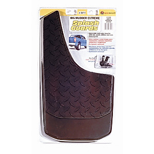 RoadSport 3102 Large Big Mudder Extreme Diamond Plate Design Rubber Splash Guard