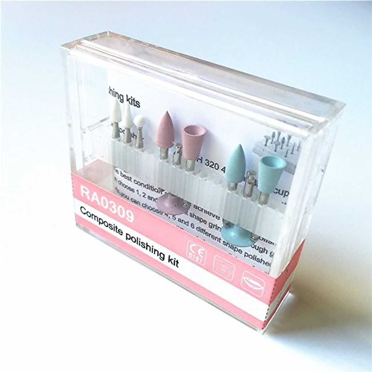 NSKR HPS Dental Composite Polishing Kits Resin Base RA0309 Used for Low Speed Contra Angle Kit
