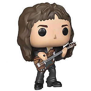 POP Queen - John Deacon Funko Pop Vinyl Figure (Bundled with Compatible Pop Box Protector Case), Multicolored, 3.75 inches