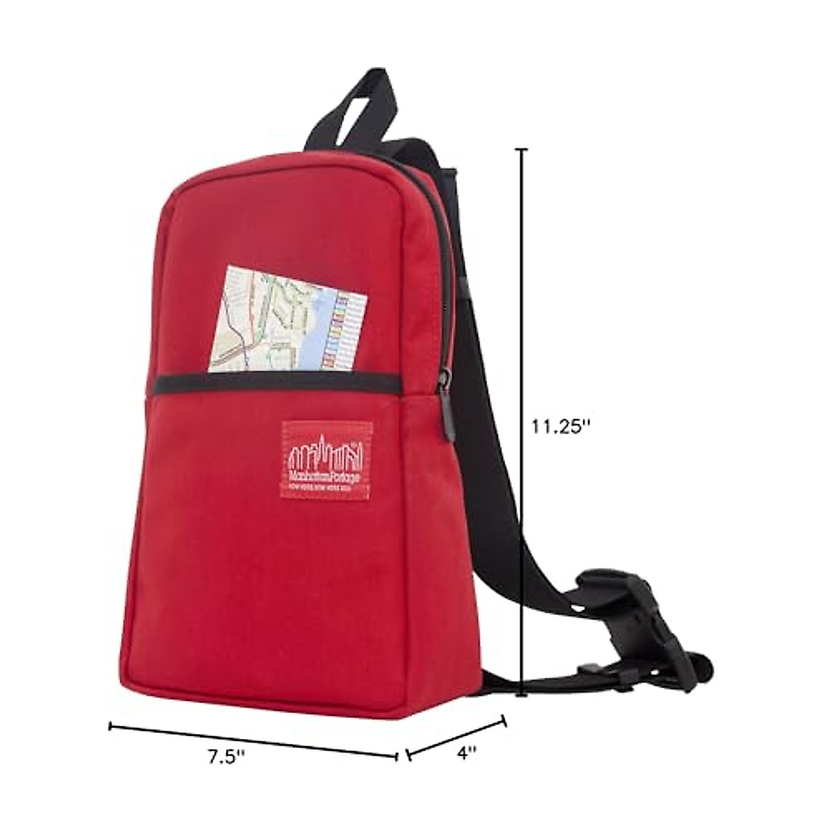 Manhattan Portage Sling Pack, Red