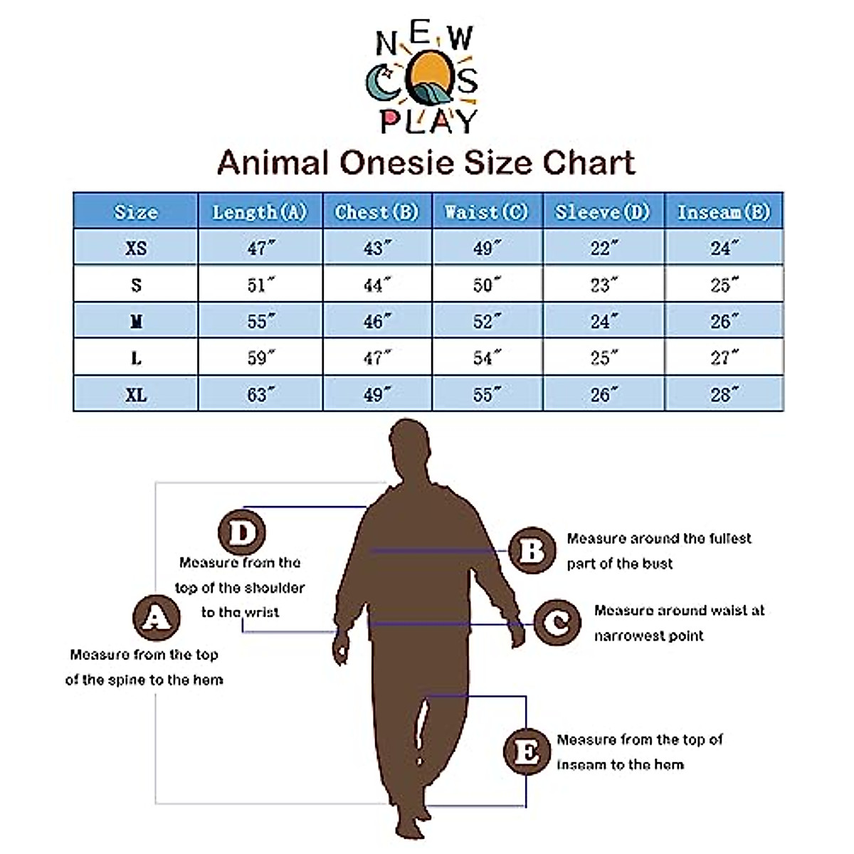 NEWCOSPLAY Unisex Adult Kangaroo Onesie Pajamas Animal One Piece Costume Cosplay Sleepwear (Kangaroo, Small)