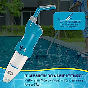 U.S. Pool Supply Octopus Handheld Pool Vacuum - Cordless & Powerful