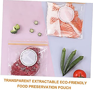 VOSAREA 1 Set 30pcs Transparent Sealed Strips Storage Bags Snack Bags Bags Food Storage Bags