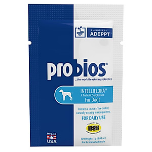 Probios Intelliflora for Dogs - 30 Powder Sachets -Nutritional Supplement for Dogs - Dog Probiotic - Dog Health Supplies - Supplements for Dogs