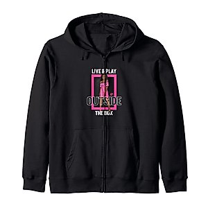 Barbie - Live & Play Outside of The Box Zip Hoodie