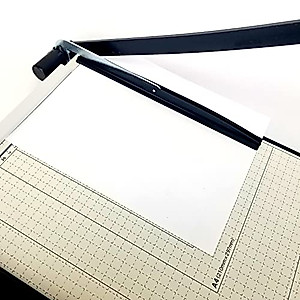 Paper Cutter Guillotine Style 10" Cut Length X 10" Inch Metal Base Trimmer