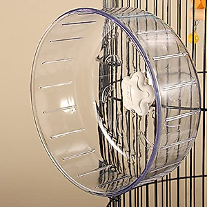 Household Rat Wheel Silent Hedgehog Wheel Household Chinchilla Wheel Transparent Rat Wheel Hamster Accessory Toy Sports Products