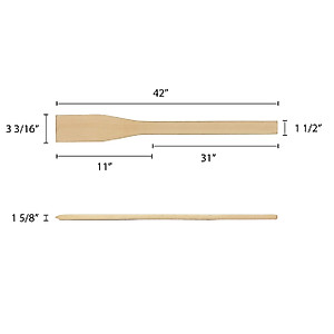 Thunder Group WDTHMP042 Mixing Paddle, 42" L, Wood