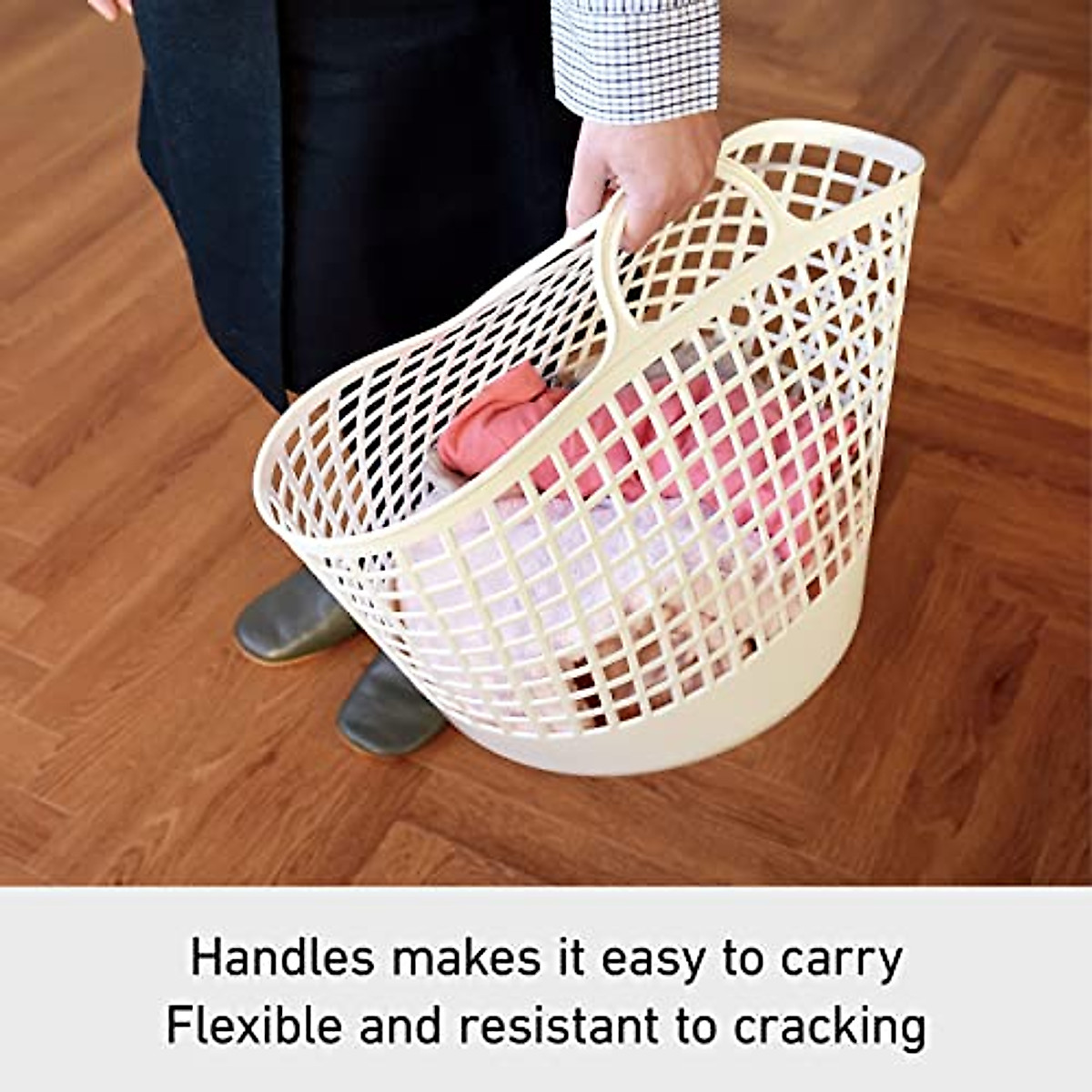 Like-it Laundry Basket, Storage, Round, Made in JAPAN, 25L, SCB-1, Mint blue