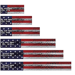 White Water Archery Non-Laminated American Flag Don't Tread on Me Gadsden Arrow Wraps 15pc Choose Length Width (7.75)