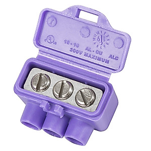 King Innovation 95145 AlumiConn Wire Connector, 1000 pk, Purple, Count