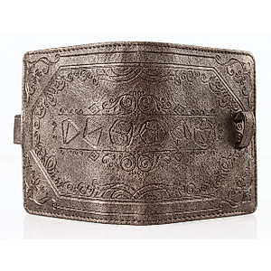 Forged Dice Co Spellbook of Incantations (Dice Edition) Spellbook Card Holder & Deck of Dry Erase Cards with Velvet Storage Bag - Storage for D&D Spell Book Monster Magic Item Cards