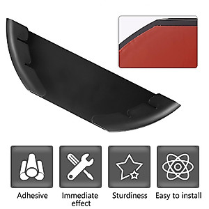 ALAHUGYEF Black Plastic Pot Lid Organizer for Cabinet, 2pcs