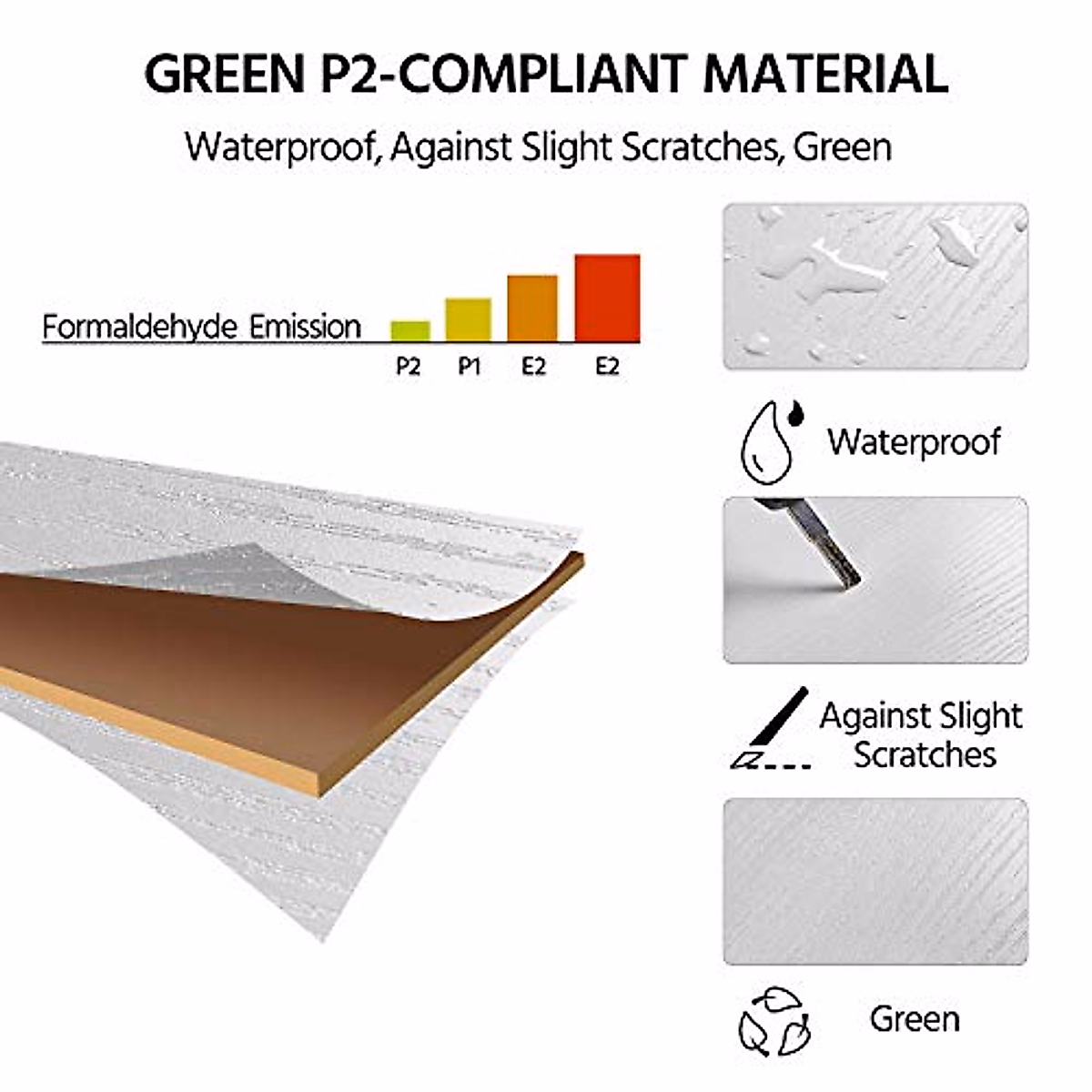 Yaheetech Desk with Keyboard Tray, Home Office Computer Desk Wooden PC Laptop Desk, Morden Sturdy Study Writing Table, White