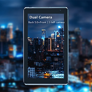 YQSAVIOR Tablet Android 11 Tablets 7 inch, 2GB RAM 32GB ROM Tablets Quad-Core Processor Computer Tablet for Kids, Dual Camera, WiFi, Bluetooth Tab PC Black