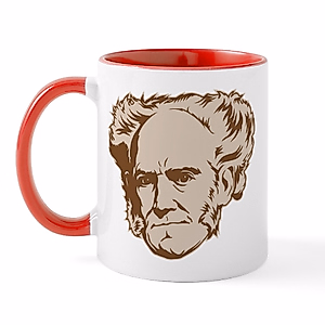 CafePress Strk3 Schopenhauer Mug Ceramic Coffee Mug, Tea Cup 11 oz