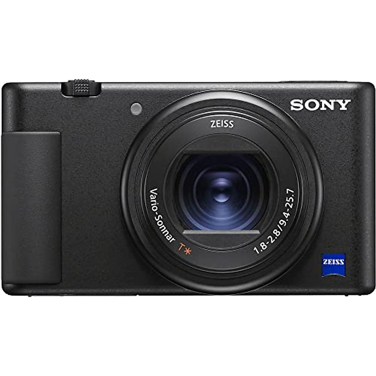 Sony ZV-1 Digital Camera (Black) (DCZV1/B) + 64GB Memory Card + Corel Photo Software + NP-BX1 Battery + Card Reader + LED Light + HDMI Cable + Deluxe Soft Bag + Charger + Flex Tripod + More (Renewed)
