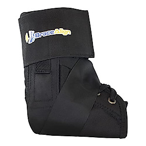 Figure 8 Strapping Ankle Brace PDAC L1902 - Immobilization Post Injury, Lightweight for Quick Lace Up & Inversion/Eversion Control, Sport Brace for Volleyball, Basketball, Running, Soccer and More