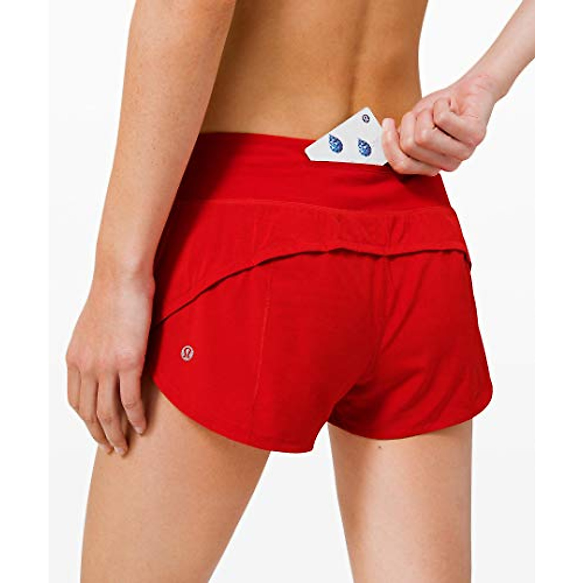 Lululemon Speed Up Short 2.5" (Dark Red, Size 4)