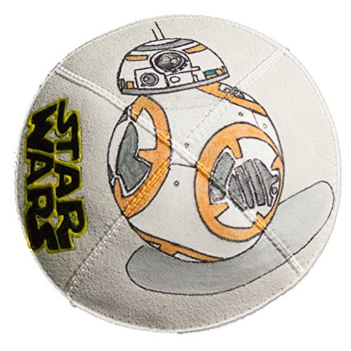 Hand-painted Kippah (Yarmulke) with the Round Robot from the Space Wars Saga