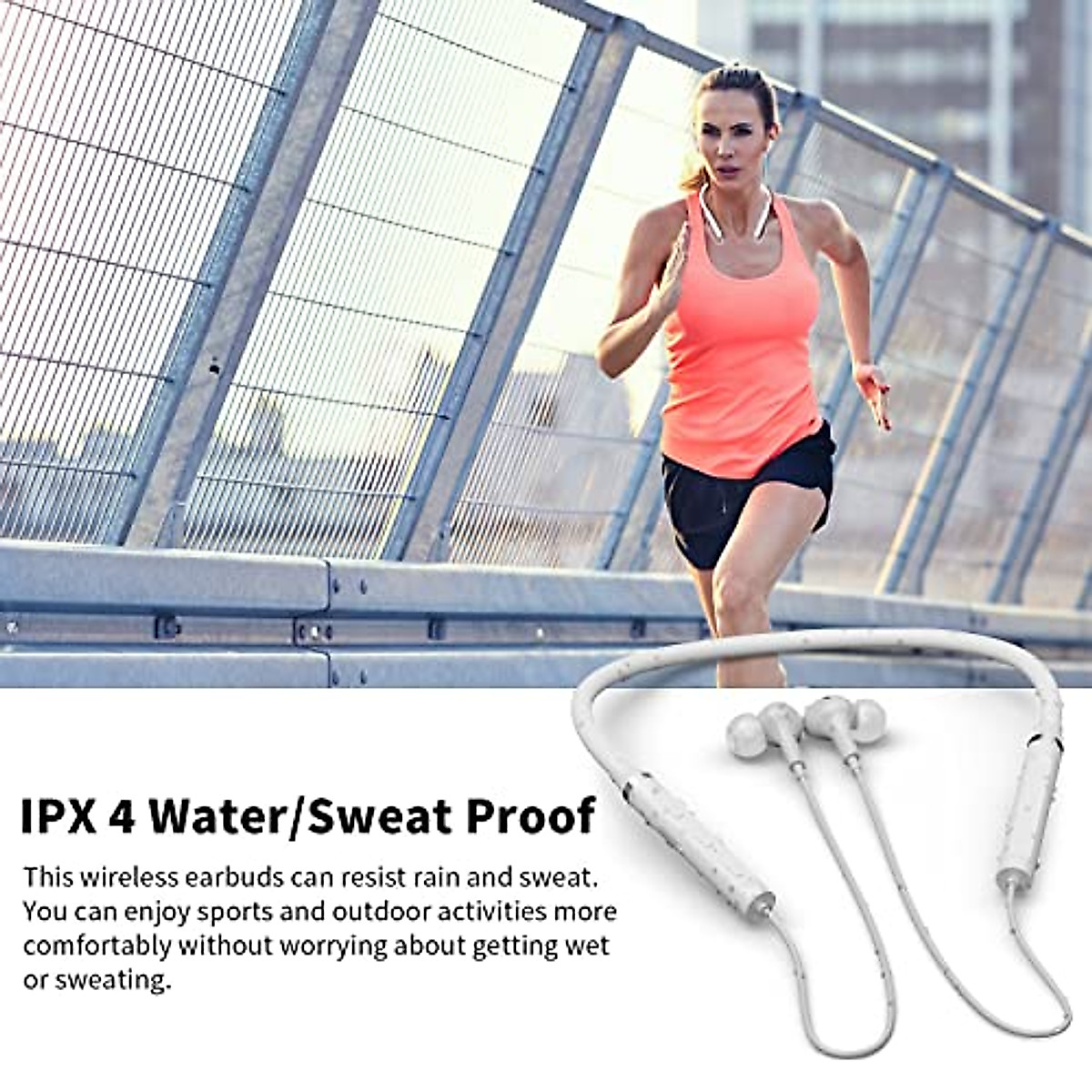 Wireless Earbuds for Samsung S23 Ultra S22 A53, 5.3 Bluetooth Headphones Noise Canceling Ear Bud with Earhooks Touch Control Stereo for iPhone 14 Pro Max 13 12 X Pixel 7 Pro 6 6A OnePlus 11 Android