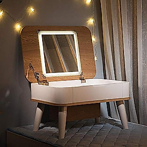 QJPAXL Window Dressing Table Bedroom Multi-Function Dressing Table Small Mini Assembly Economy Tatami Dressing Table