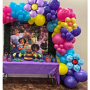 Magic Movie Party Supplies-168 Piece Balloons Garland Set Flower Aluminum Film Balloons for Birthday Kids Party, Shower, Celebration