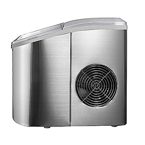 Frigidaire Countertop Ice Maker, Compact Machine, 26 lbs per day, Stainless